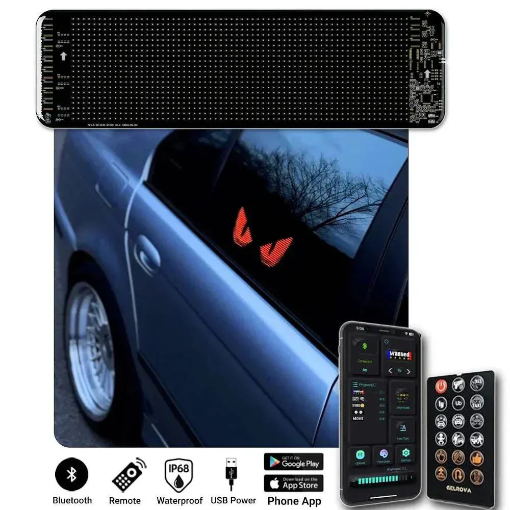 Auto Parts™ Customizable LED Display - Remote Control